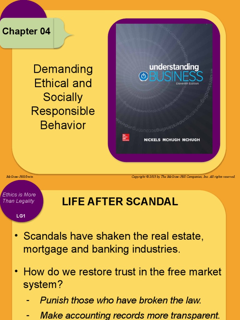 Chapter 004 MHKB | PDF | Corporate Social Responsibility | Business Ethics