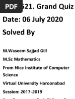 Mth101 Lec 23 To 45 by Kinza Bilal - 3 | PDF