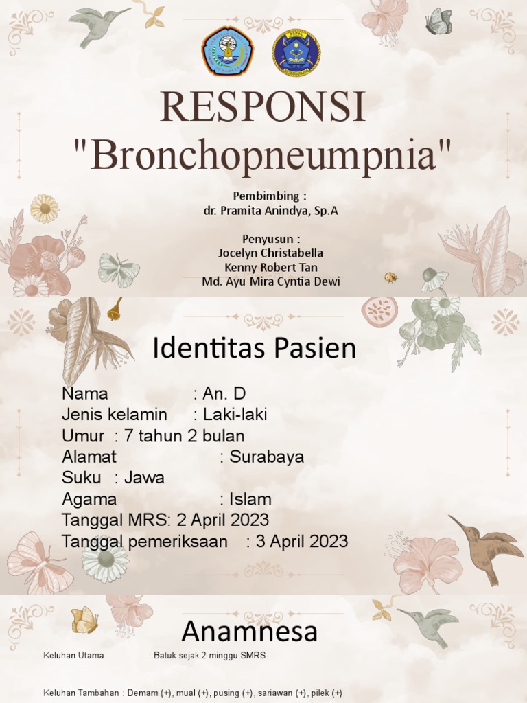 Responsi Anak - Bronchopneumonia | PDF