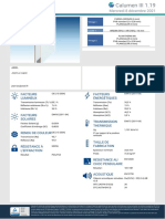 Caractéristiques techniques de Calumen III | PDF