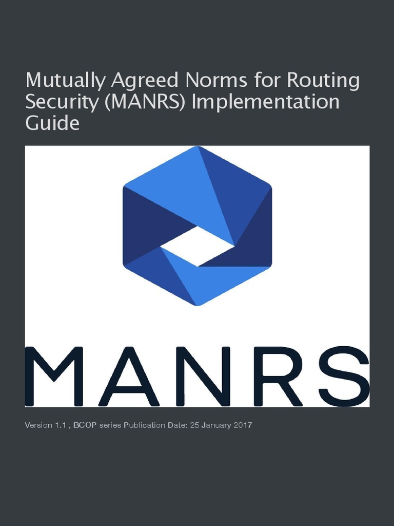 MANRS Network Implementation Guide | PDF