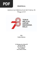 Contoh Proposal 17 Agustus Tingkat RT | PDF | Perjalanan
