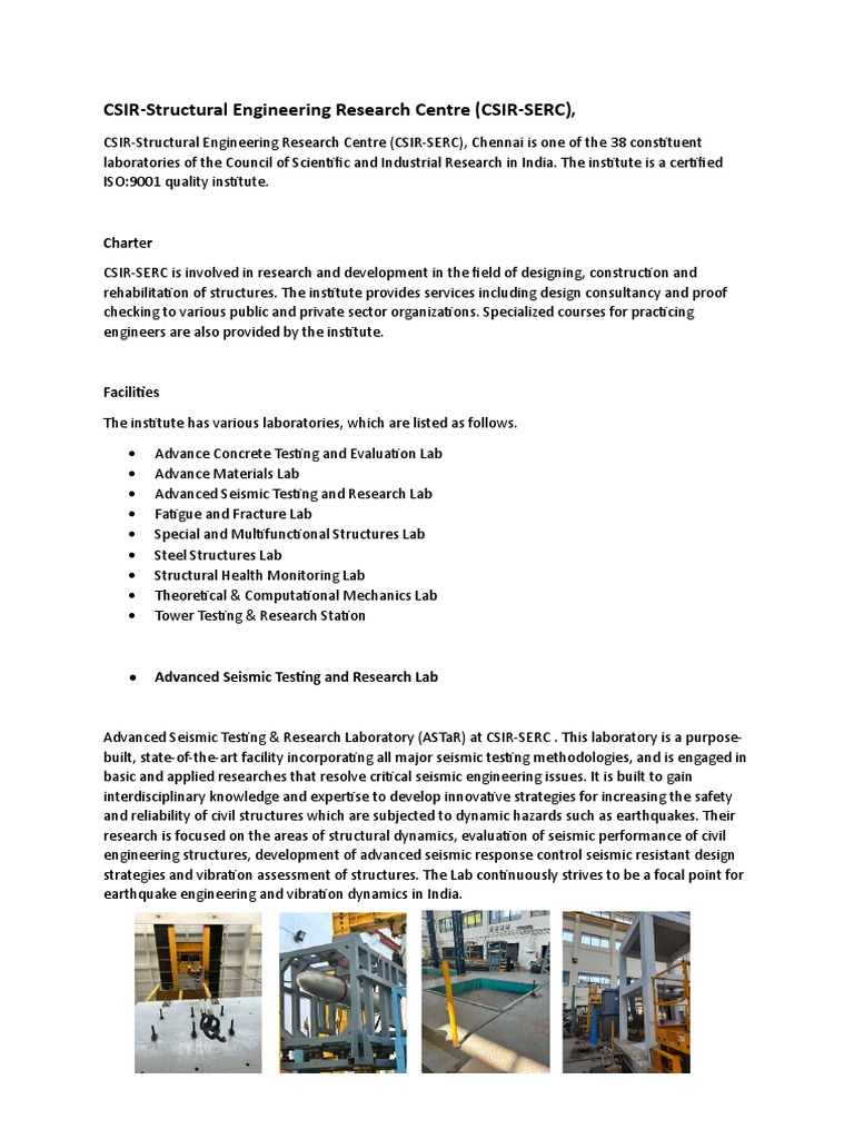 CSIR Case Study | PDF | Laboratories | Wind Tunnel
