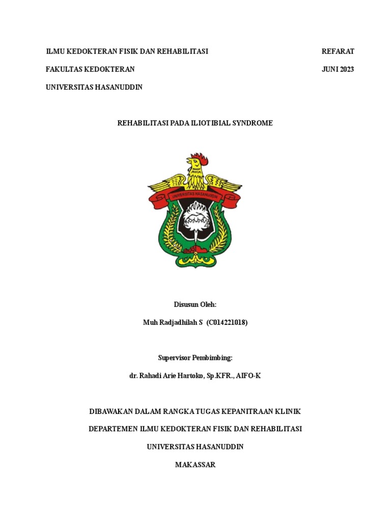 Rehabilitasi Pada Iliotibial Band Syndrome - Refarat | PDF