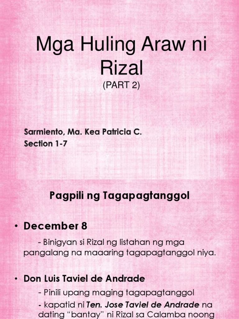 Mgahulingarawnirizal 120318012432 Phpapp01 | PDF