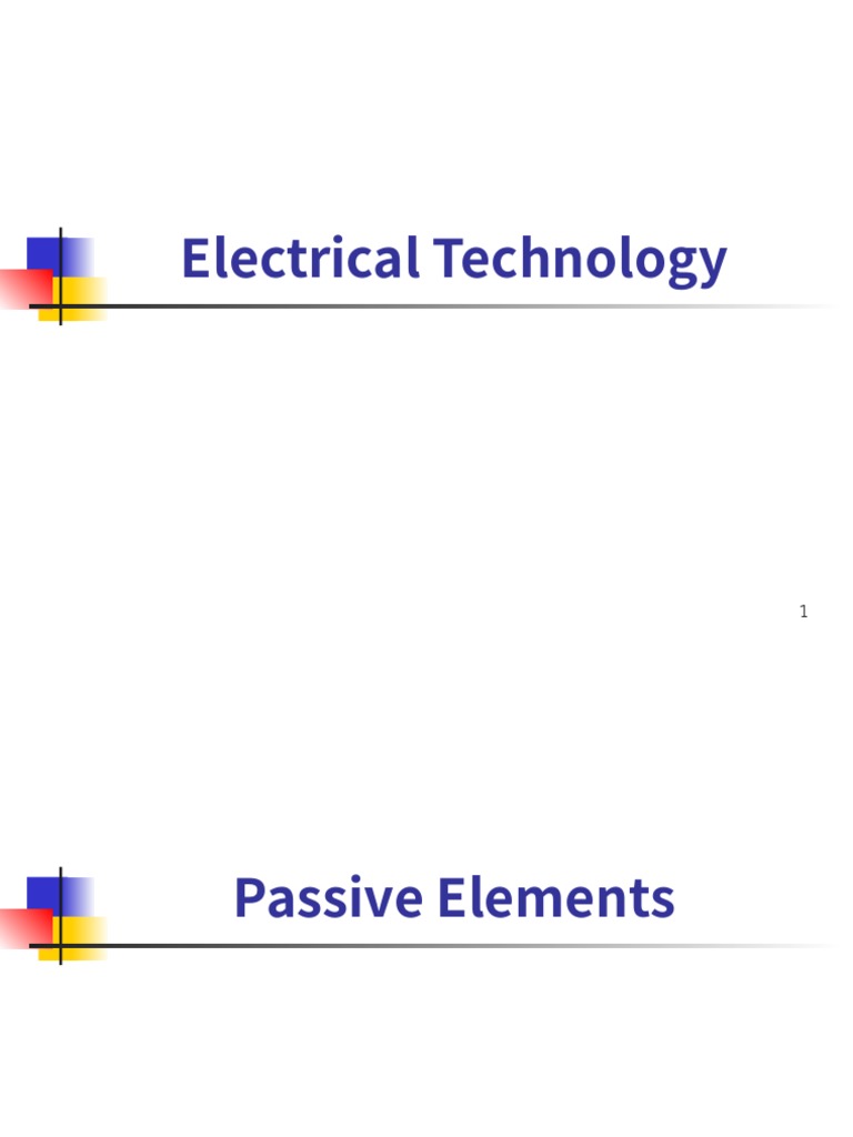 Passive Elements | PDF