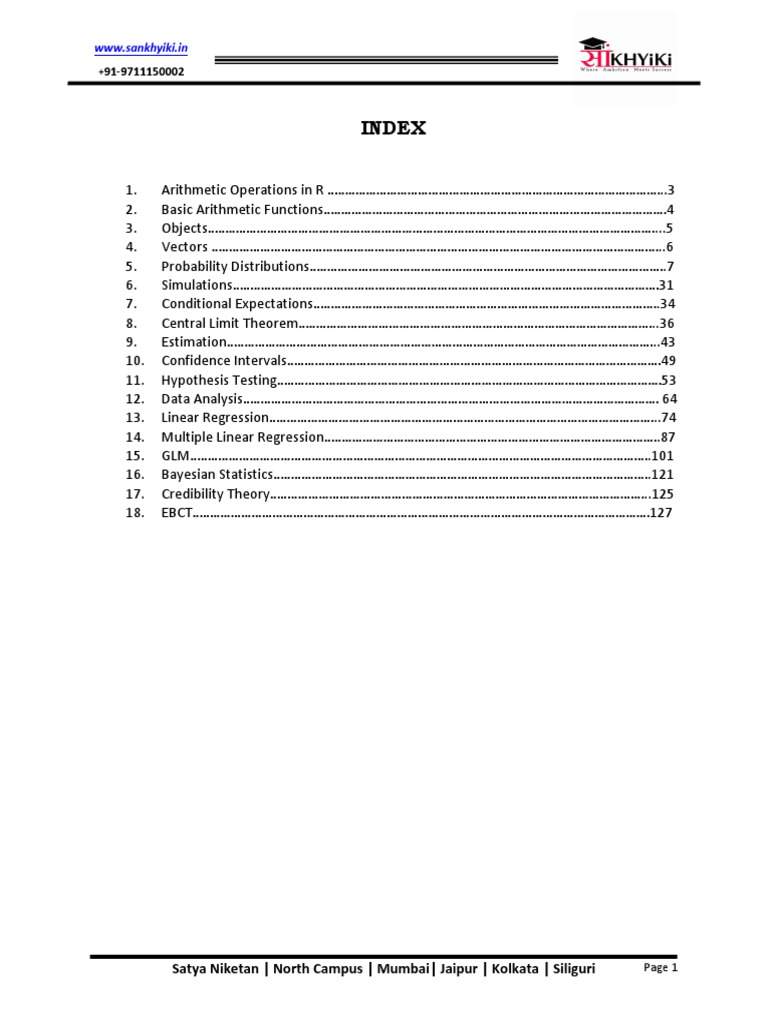 R Assignments: Arithmetic & Stats | PDF | Probability Density Function | Mean