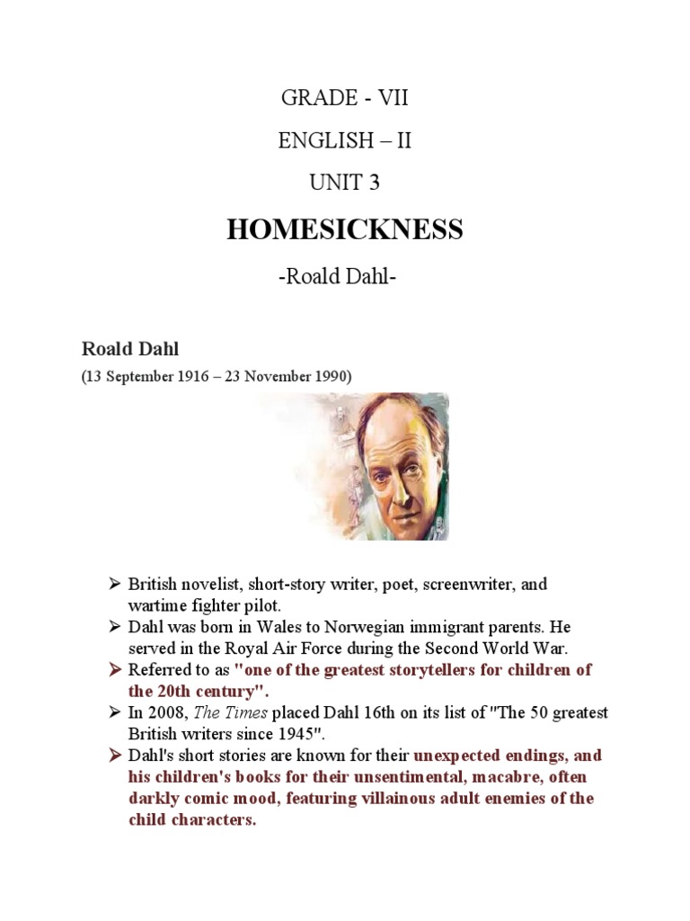 Homesickness | PDF