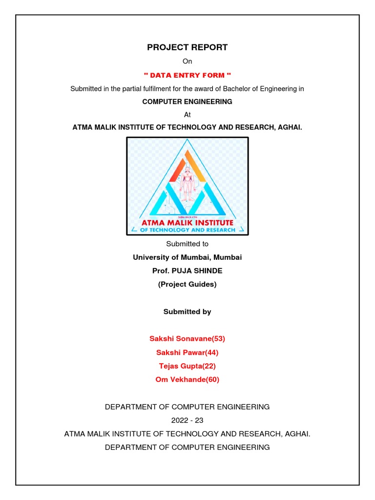 Mini Project Report and Certificate | PDF