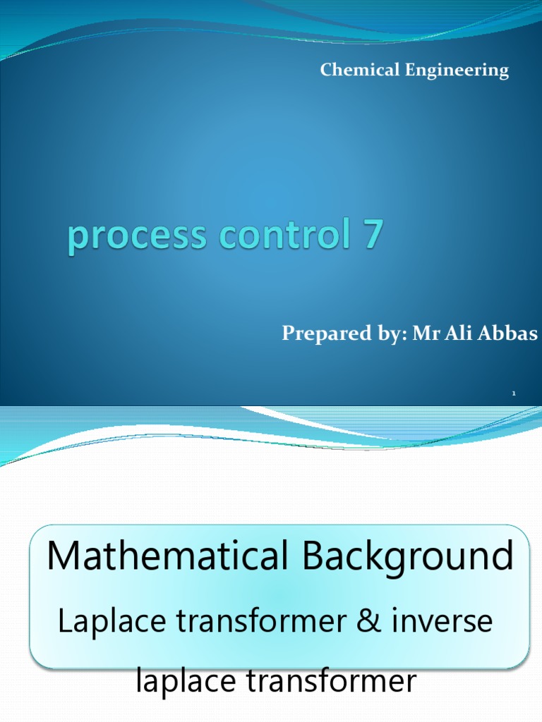 Process Control 7 | Download Free PDF | Laplace Transform | Mathematical Objects