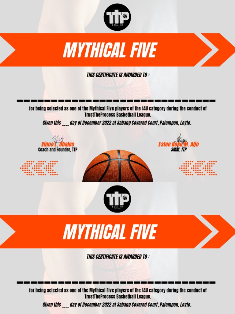 Mythical 5 (11 × 8.5 In) | PDF