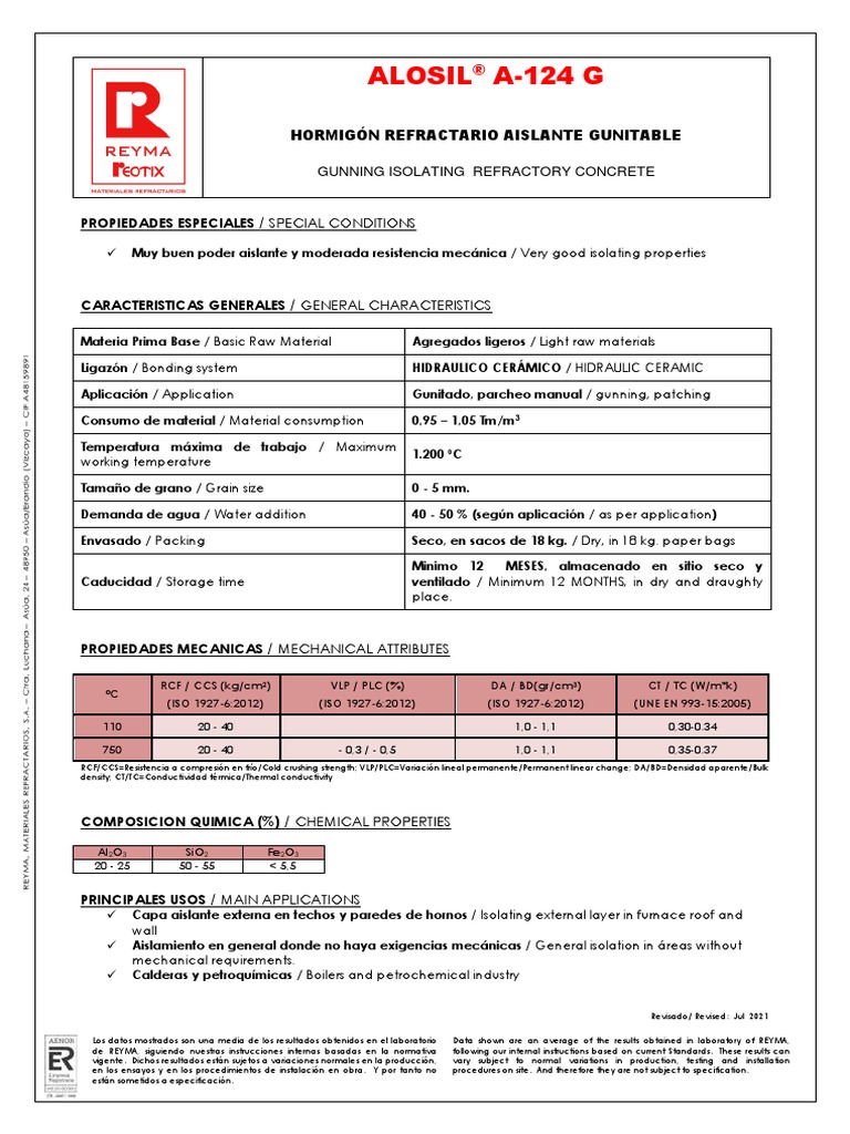 HT Alosil A-124 G | PDF
