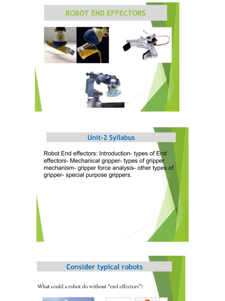 Grippers Robotics | PDF