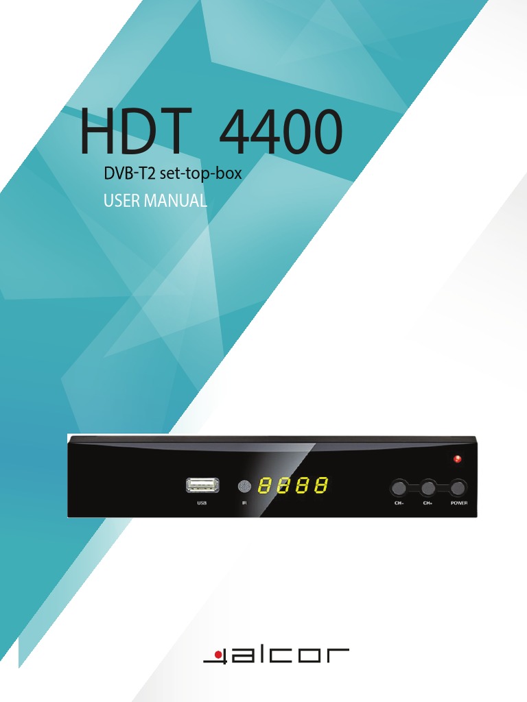 Alcor HDT4400 Set-Top Box | Download Free PDF | Usb | Usb Flash Drive