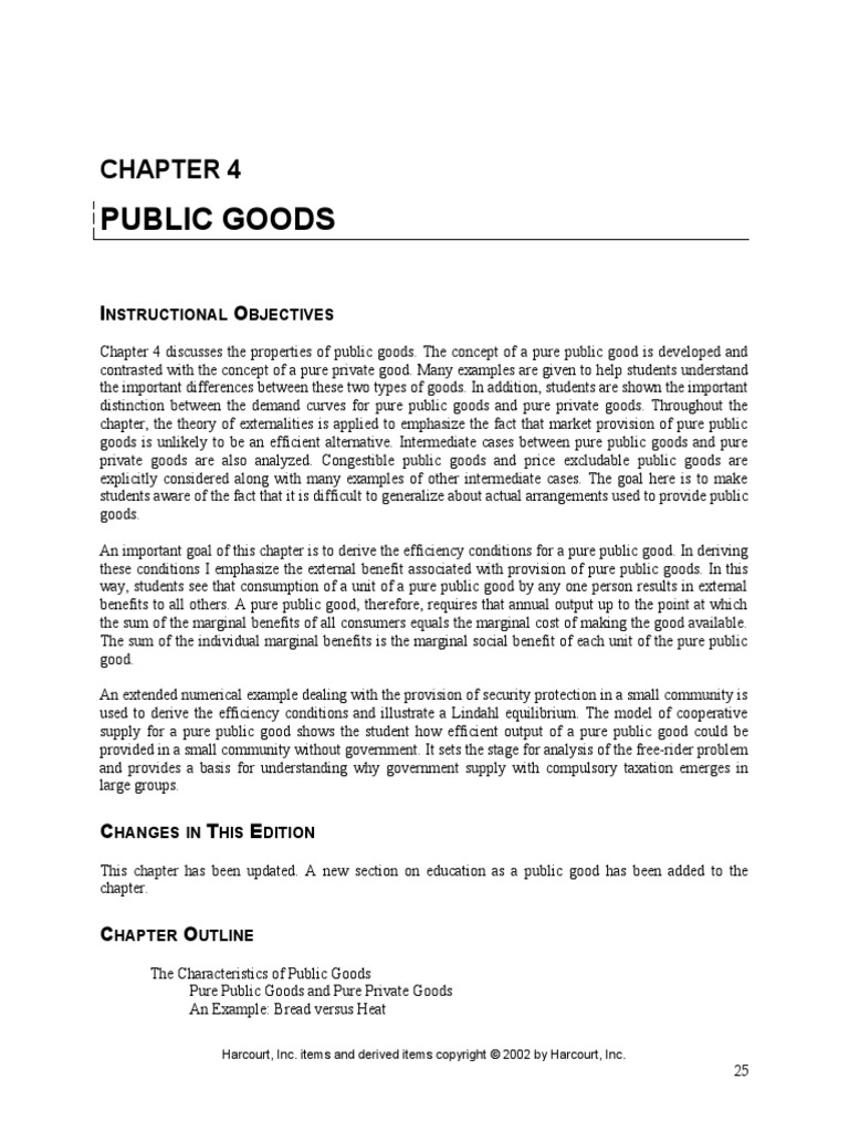 Chap 04 | PDF | Externality | Goods