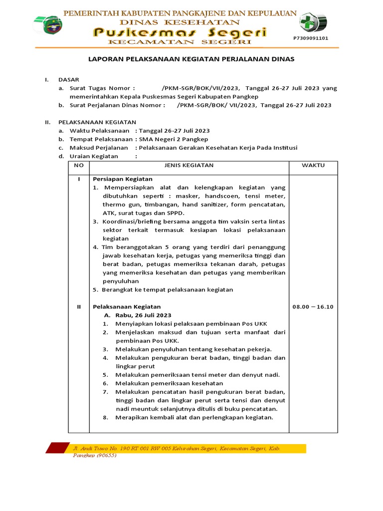LPT KESKER - DRG Niken | PDF | Pengembangan Diri | Kesehatan Holistik