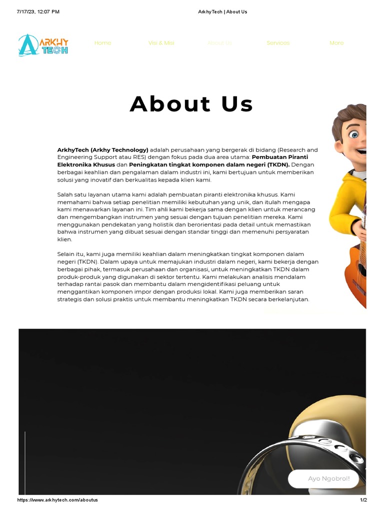 ArkhyTech - About Us | PDF