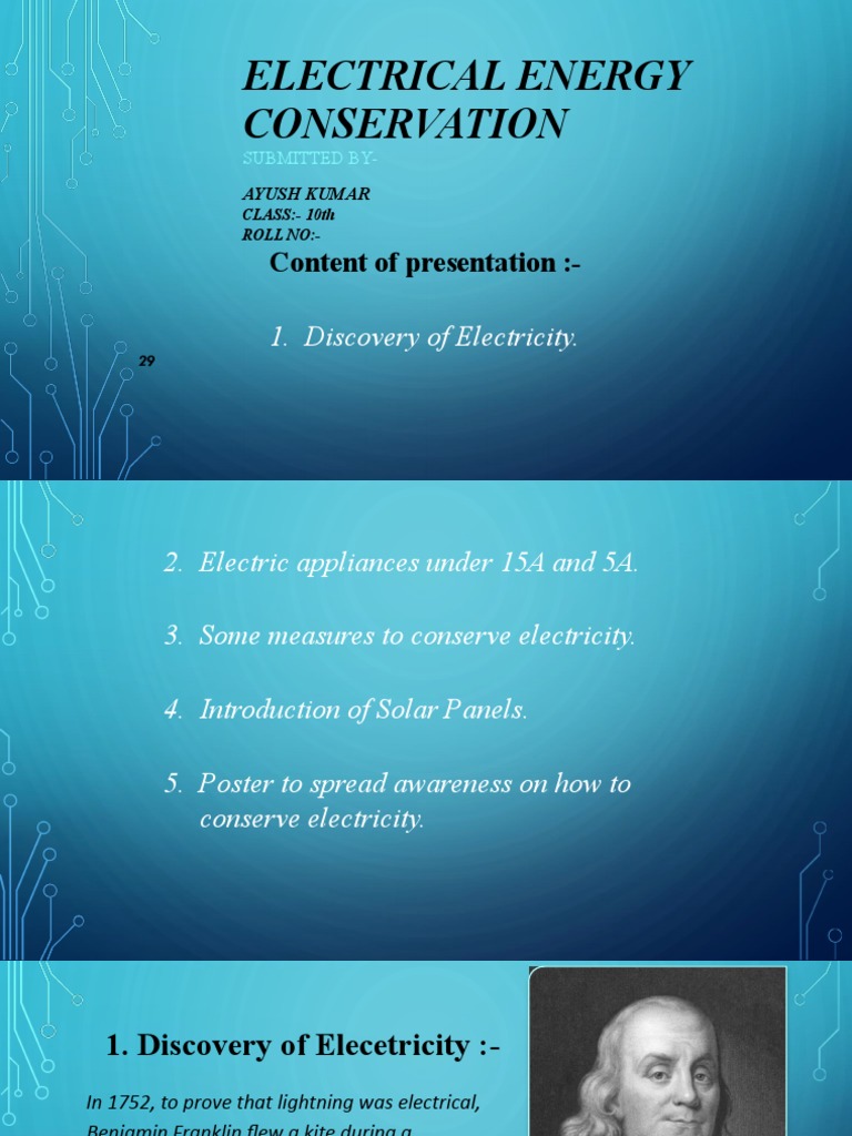 Electrical Energy Conservation Guide | PDF