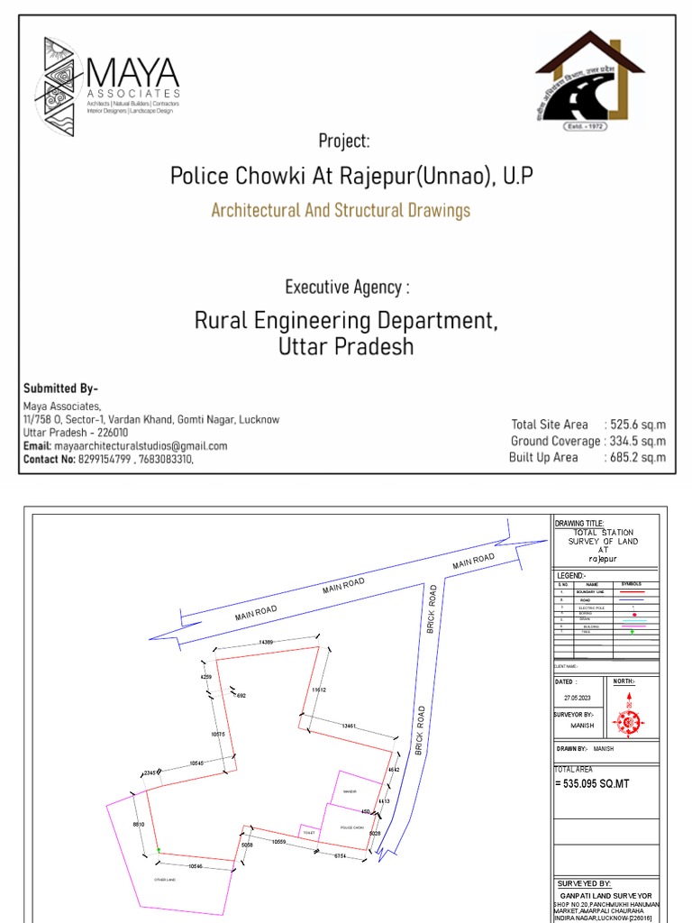 Rajepur Police Choki - All Drawings | PDF | Buildings And Structures