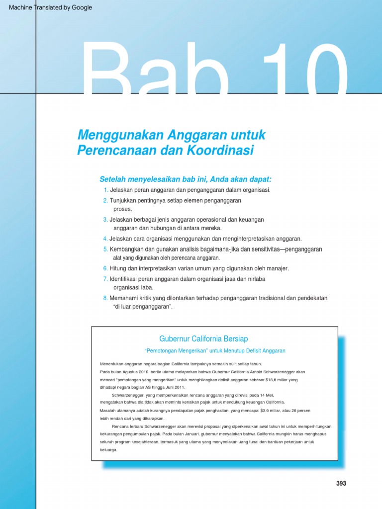 Chapter 10 - Using Budgets For Planning and Coordination | PDF