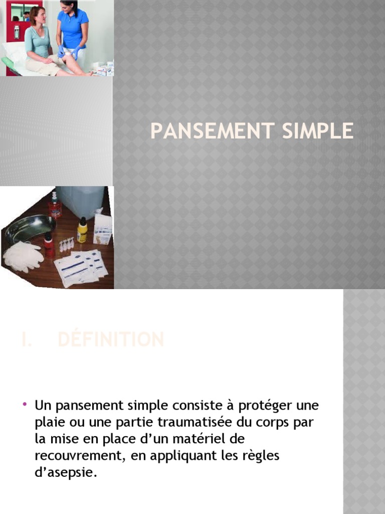 Pansement Simple | PDF