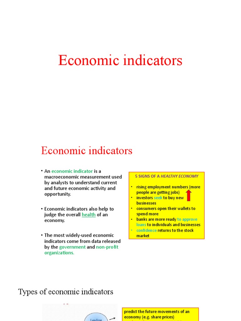 Economic Indicators | PDF | Economic Indicators | Economics