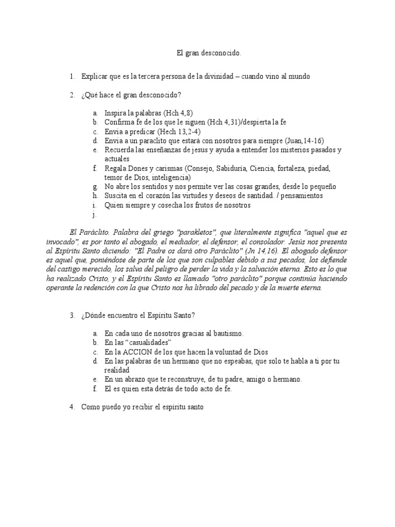 El Gran Desconocido Pdf