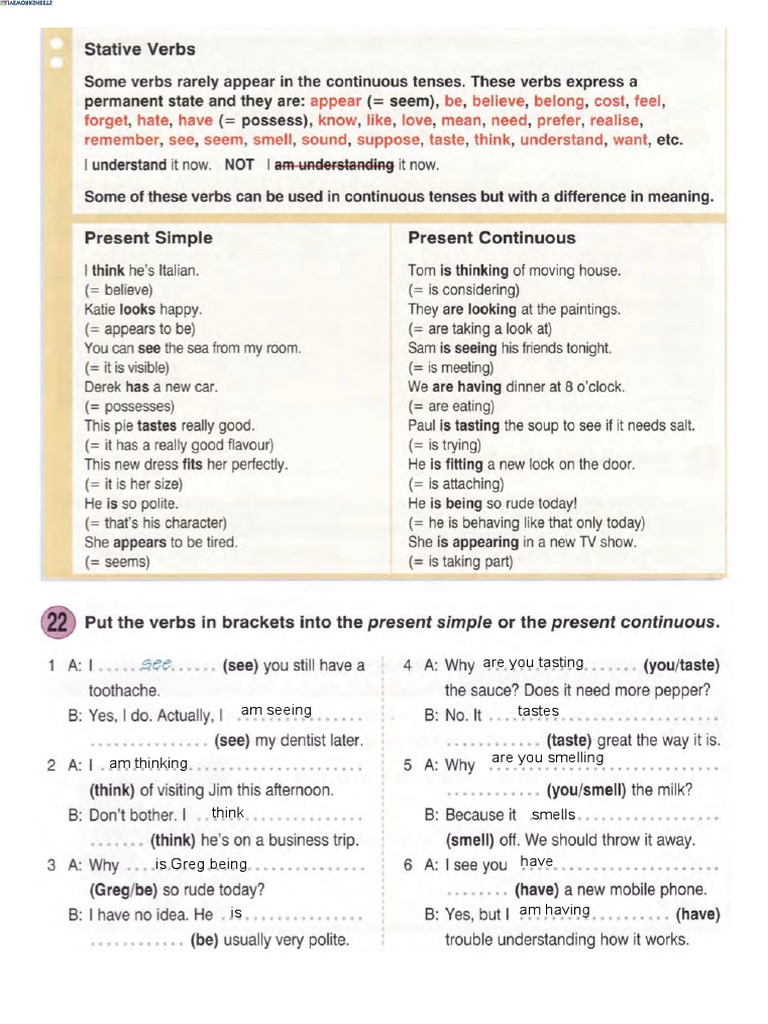 State Verbs 2 10 04 2023 Pdf