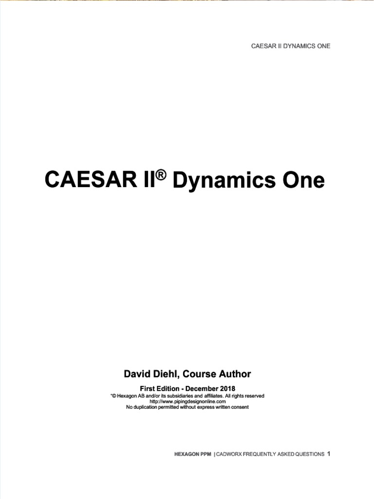 Caesar Ii-2 | PDF