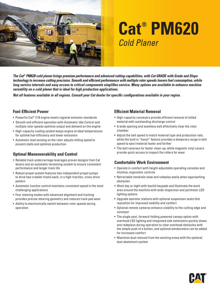 Caterpillar PM 620 | PDF | Diesel Fuel | Biodiesel