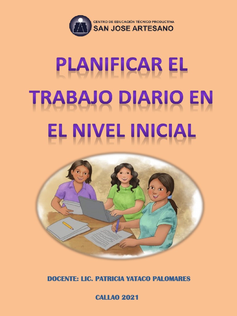 Planificar El Trabajo Diario en El Nivel Inicial 2021 | PDF | Cognición ...