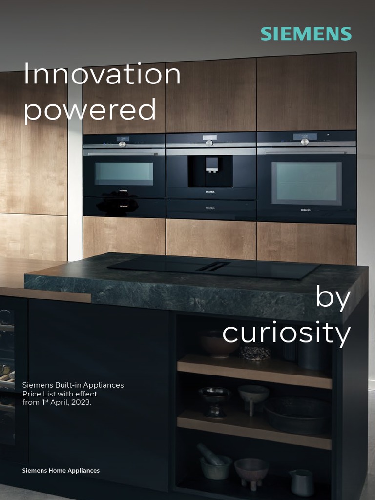 Siemens Price List - New - 04 - 04 - 2023 | PDF | Refrigerator | Oven