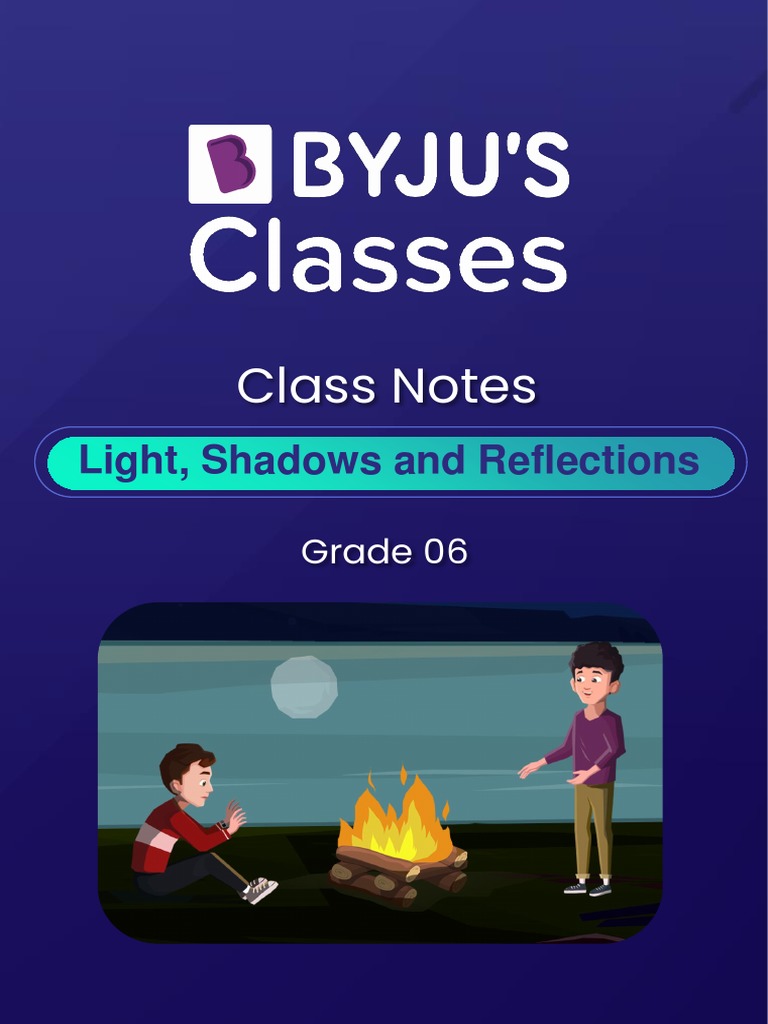 Light, Shadows, and Reflections Notes | PDF | Light | Shadow