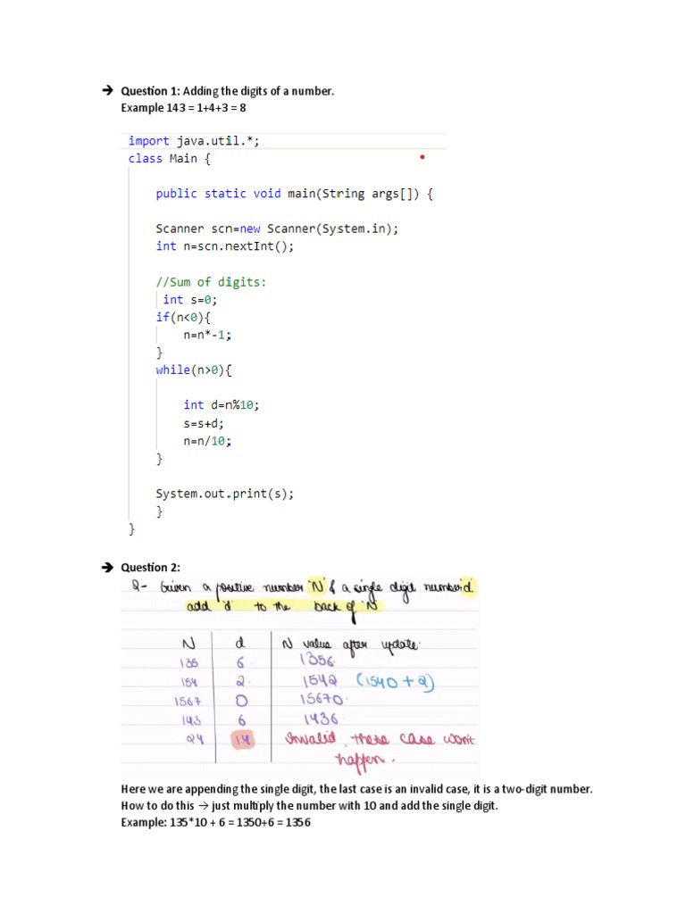 2) While Loop Problems | PDF 2) While Loop Problems | PDF