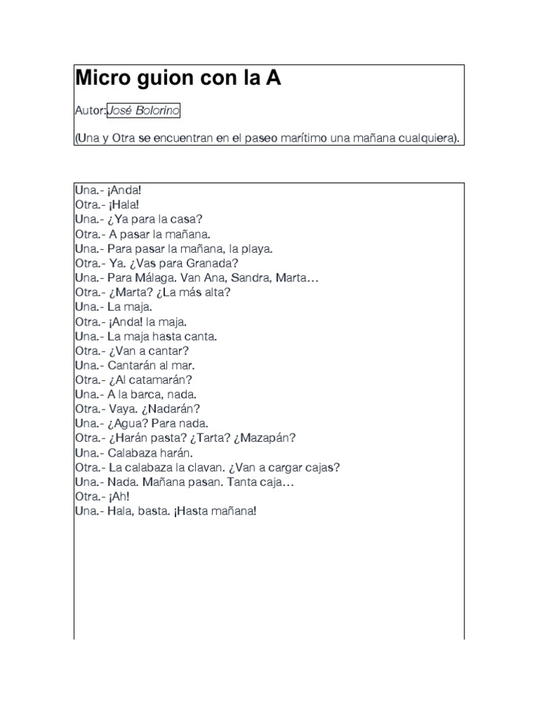 Micro Guion Con La A | PDF