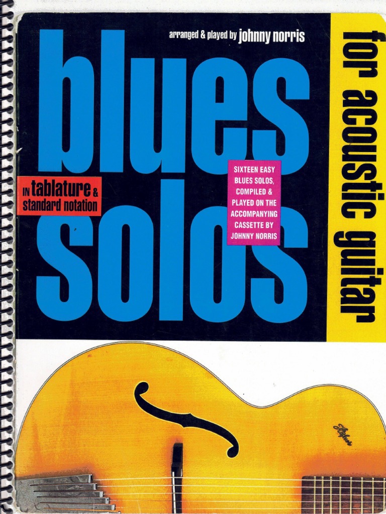 Blues Solos For Acoustic Guitar - Johnny Norris | PDF
