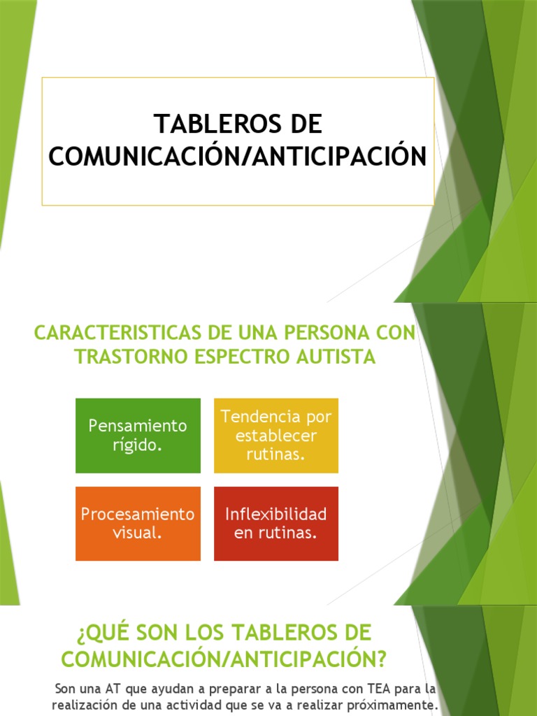 Tableros de Comunicación para Niños con TEA | PDF