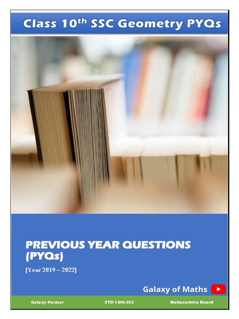 Geometry Chapterwise PYQs by Galaxy of Maths | PDF | Circle | Triangle