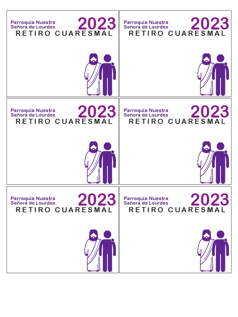 Gafete Retiro Cuaresmal | PDF