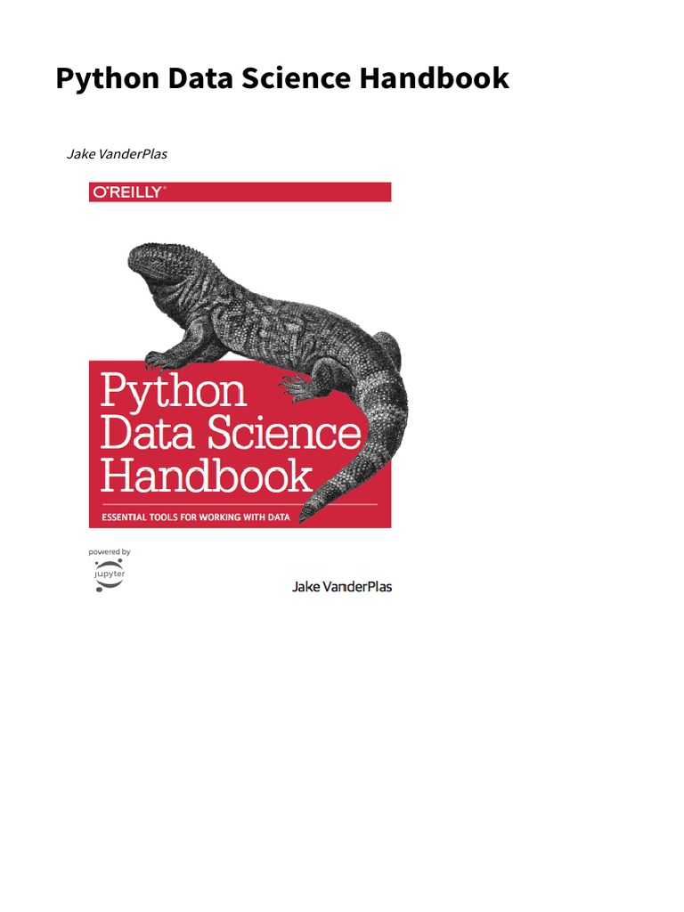 Python Data Science Handbook | Python Data Science Handbook | PDF | Python (Programming Language ...