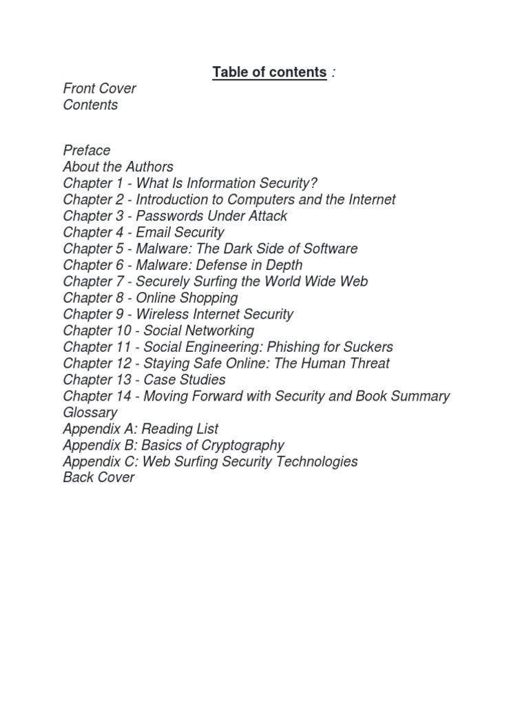 Staying Safe in A Digital World | PDF | Security | Computer Security