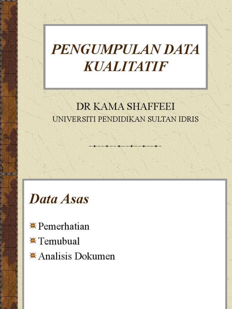 Analisa Data Kualitatif | PDF | Évolution de carrière
