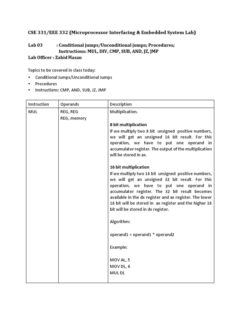 Lab 03 | PDF | String (Computer Science) | Assembly Language