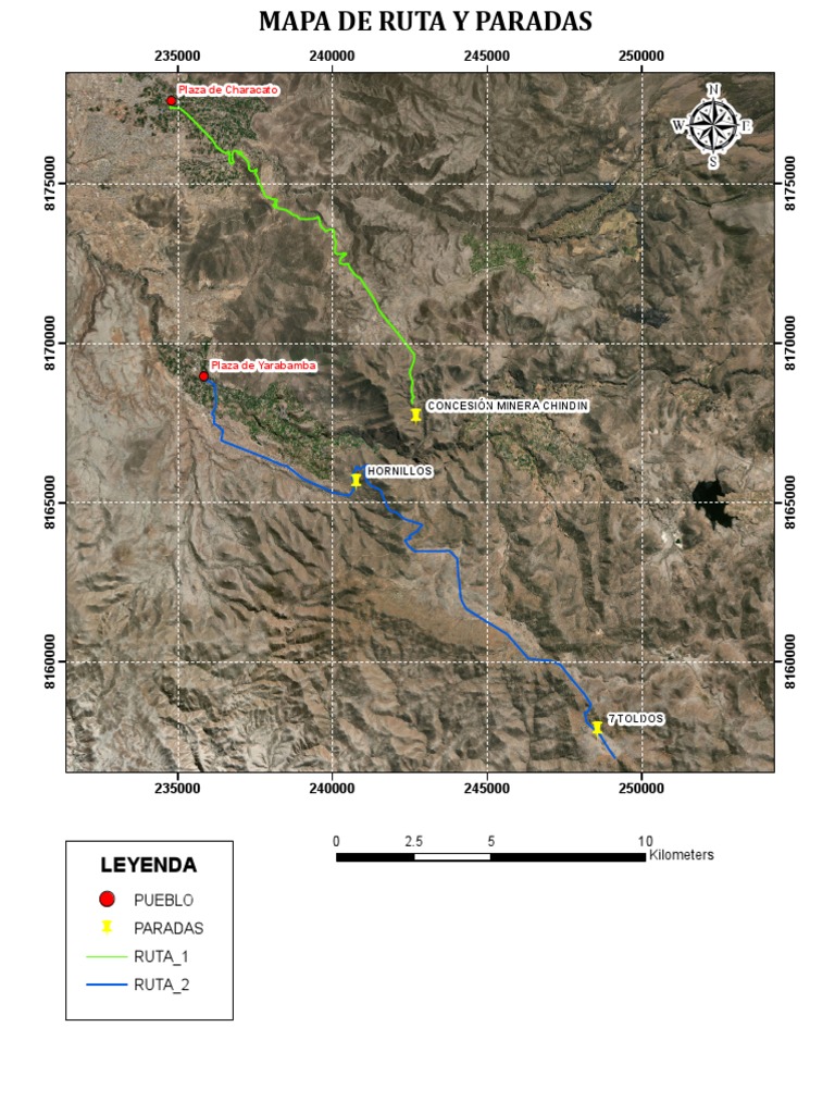 Mapa Rutas y Paradas | PDF