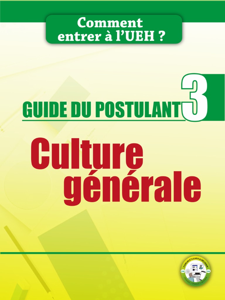 Guide Du Postulant UEH | PDF
