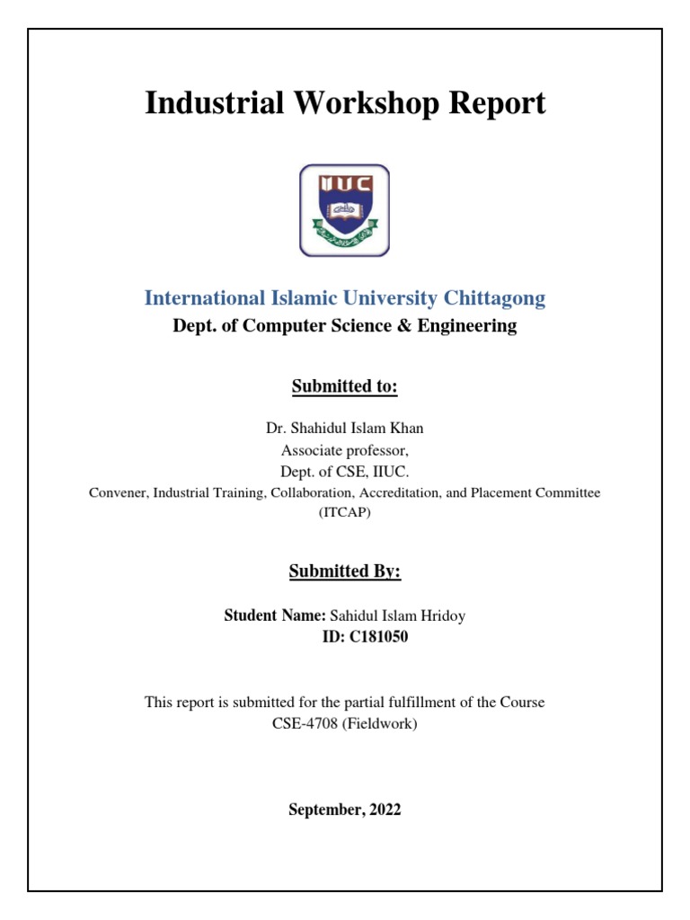 C181050 Fieldwork Report | PDF | Shell (Computing) | Computing