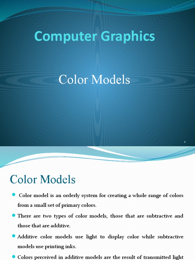 Color Models | PDF | Rgb Color Model | Color