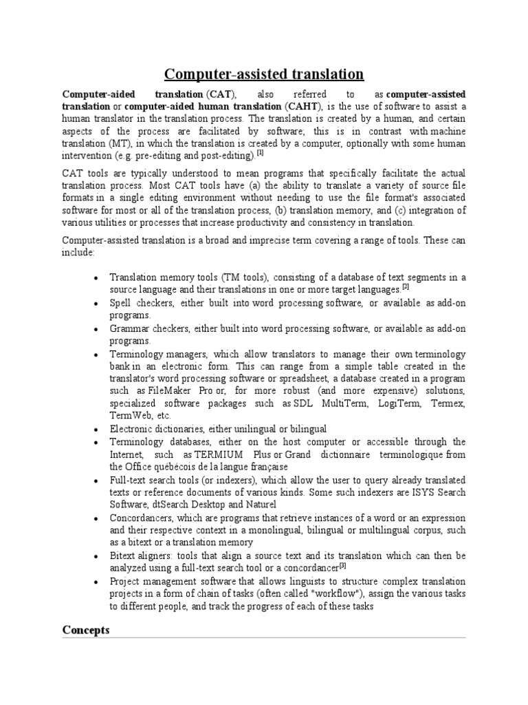 Computer-Assisted Translation | PDF | Computing | Software Engineering