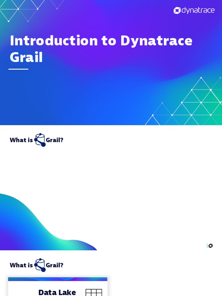 GSPINTRO110 Introduction to Dynatrace Grail PPT | PDF