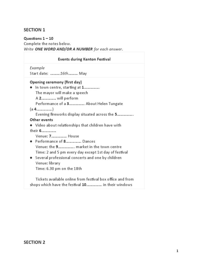 Listening Cam 12 Test 2 | PDF